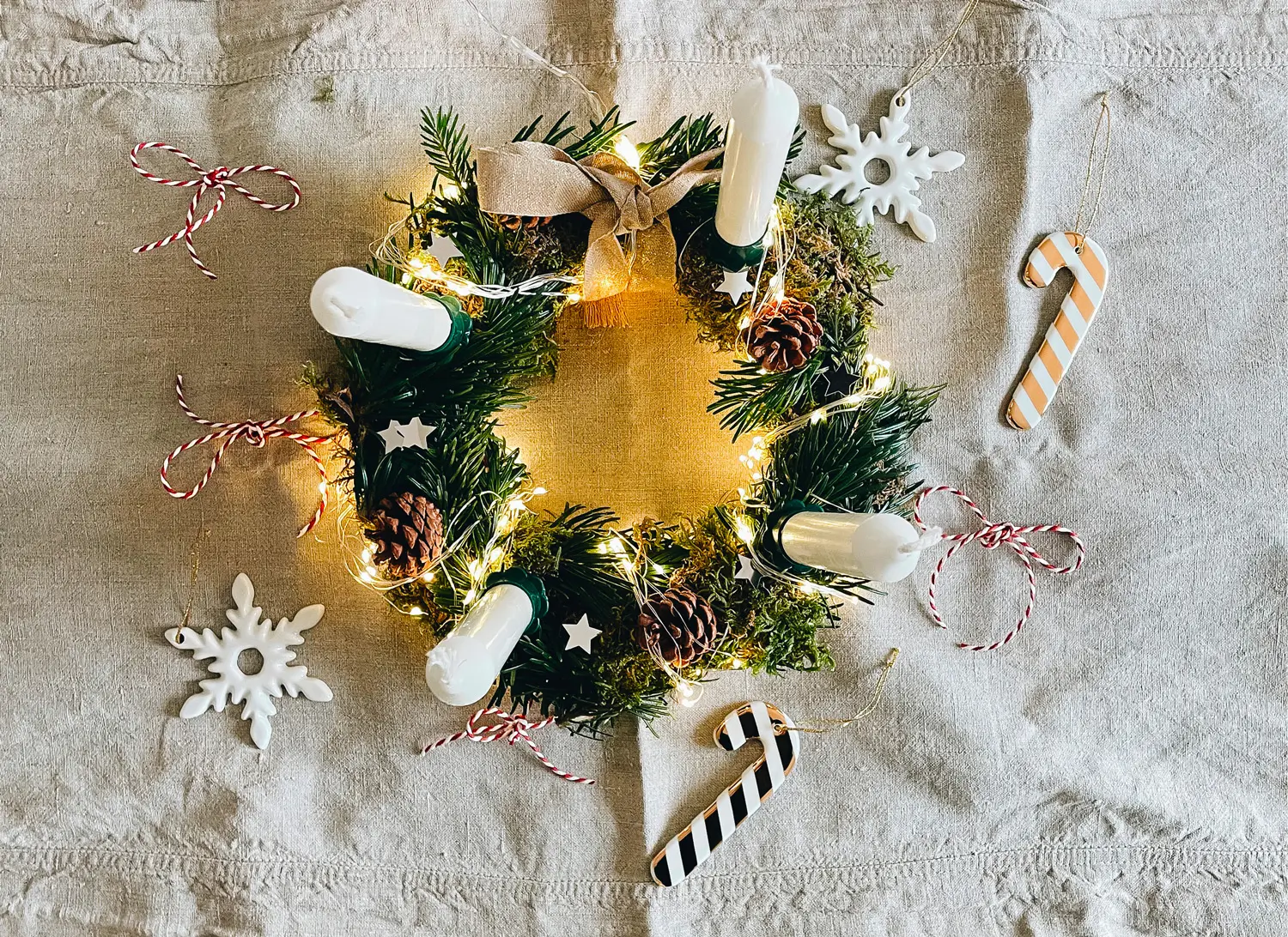Couronne de l'Avent DIY : Créez Votre Propre Décoration Festive ...